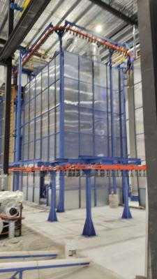 China Alminium Profiles Surface Treatment Equipment Vertical Powder Coating Line for sale