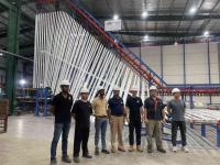 China Multiple Rinsing Progress Pre-treatment  Tank Vertical Powder Coating Line for sale