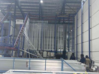 China High Capacity Automatic Vertical Powder Coating Line for Aluminum Profiles 480 pcs/hr for sale
