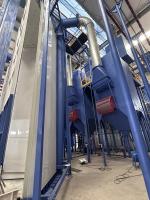 China Full-automatic  Flexible Vertical Powder Coating Lines with Powder Coating System and Surface Treatment for sale