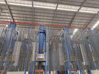 China Full-Automatic Vertical Powder Coating Line for Aluminum Profiles 1.2m/min 380V for sale