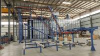 China Vertical Powder Coating Line for Aluminum Profiles 380V 50Hz Pre-treatment System LPG Heating for sale