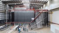 China Vertical Powder Coating Line for Aluminum Profiles 380V 50Hz Custom Capacity for sale