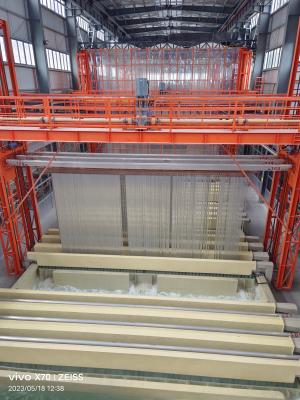 China Full-Automatic Vertical Anodizing Production Line 3000 Ton Capacity Upper Monitor Control System for Aluminum Profiles for sale