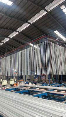 China Vertical Powder Coating Line for Aluminum Profiles 670 Tons per Month 380V 50Hz for sale