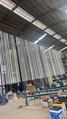 China Intelligent System Speed Adjusttable Customized Capacity for Customers  Vertical Powder Coating Line for Aluminum Profiles for sale