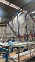 China Vertical Powder Coating Line for Aluminum Profiles 380V 50Hz Electrostatic Spraying System for sale