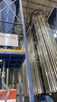 China Vertical Powder Coating Line for Aluminum Profiles 7m Length 380V 50Hz Electrostatic Spraying for sale
