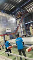 China Full-Automatic High-performance High Capacity Customized for Customers  Vertical Powder Coating Line for Aluminum Profiles for sale