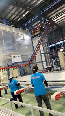 China Full-Automatic High-performance High Capacity Customized for Customers  Vertical Powder Coating Line for Aluminum Profiles for sale