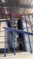 China Vertical Powder Coating Line for Aluminum Profiles 7000mm Big Cyclone Recycle System Customized for sale