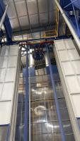 China Vertical Powder Coating Line for Aluminum Profiles 7m Length 380V 50Hz Waste Water Treatment System for sale