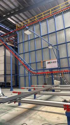 China Full-Automatic Customized Electrical Cabinet System for Customers  Vertical Powder Coating Line for Aluminum Profiles for sale