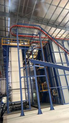 China Gas Heating System  for Customers  Vertical Powder Coating Line for Aluminum Profiles for sale