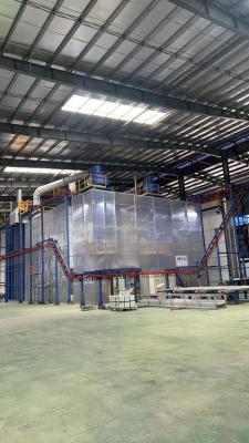 China Full Automatic Vertical Powder Coating Line for Aluminum Profiles 380V 50Hz for sale