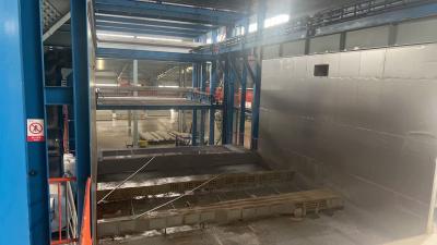 China Automatic Loading Platform System Vertical Anodizing Production Line 3000 Ton Capacity Aluminum Profiles for sale