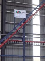 China Vertical Powder Coating Line with Cyclone Powder Recycle for Aluminum Profiles 7000mm for sale