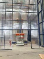 China Vertical Powder Coating Line Designed Electrostastic Spraying for Aluminum Profiles for sale