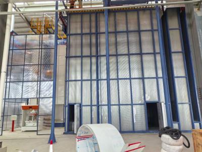 China Vertical Powder Coating Line for Aluminum Profiles LPG Heating System 480 Pcs per Hour for sale