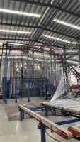 China Automatic Vertical Powder Coating Line for Aluminum Profiles 380V 50Hz High Performance for sale