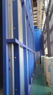 China Vertical Powder Coating Line for Aluminum Profiles 7m Length 480 Pcs per Hour for sale