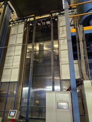 China Vertical Powder Coating Line for Aluminum Profiles 7m Length 480 Pcs per Hour Automatic for sale