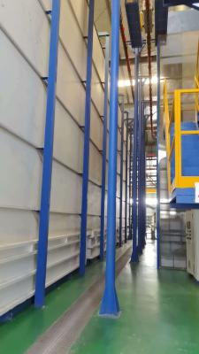 China Vertical Powder Coating Line for Aluminum Profiles 380V 50Hz Pre-treatment System for sale