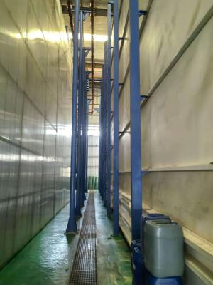 China Vertical Powder Coating Line for Aluminum Profiles Pre-treatment and Curing Oven System 380V 50Hz for sale