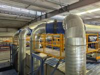 China Hot Air Circulation System Powder Coating Aluminum Profiles Vertical Powder Coating Line for sale