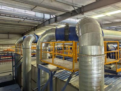 China Hot Air Circulation System Powder Coating Aluminum Profiles Vertical Powder Coating Line for sale