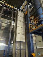 China Waste Air Treatment System Powder Coating Aluminum Profiles Vertical Powder Coating Line for sale