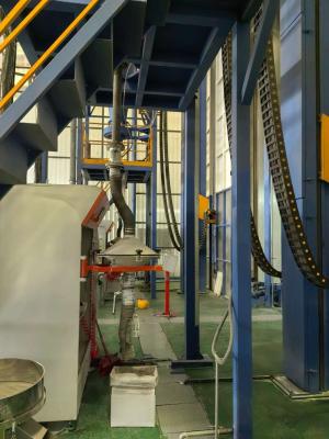 China Pre-treatment System Aluminum Profiles Vertical Powder Coating Line for sale
