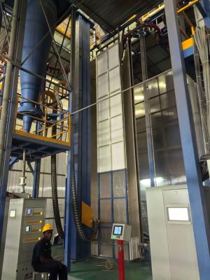 China Recycle  System Aluminum Profiles Vertical Powder Coating Line for sale