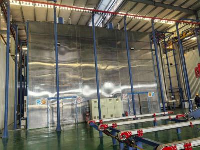 China High Capacity per Month  Aluminum Profiles Vertical Powder Coating Line for sale