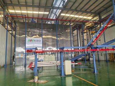 China Aluminum Profiles Vertical Powder Coating Line for sale