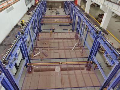 China Full-automatic Flipping Table  Vertical Anodizing Production Line for Aluminum Profiles for sale