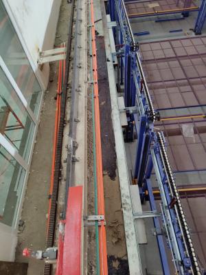 China Full-automatic Unloading System Vertical Anodizing Production Line for Aluminum Profiles for sale