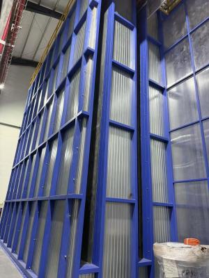 China Natural Gas Heating Oven Aluminum Profiles Vertical Powder Coating Line for sale
