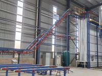 China Polishing Machine Aluminum Profiles Vertical Powder Coating Line for sale