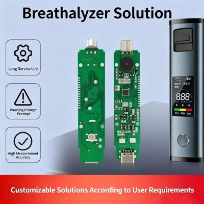 China Alcohol Tester PCBA Control Board with FR4 Flame Retardant Material, SMT Mounting, and AOI Testing for sale