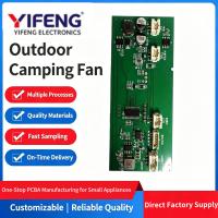 China Outdoor Camping Fan PCBA Board with Digital Display, 100-Level Stepless Speed Regulation, and Automatic Left-Right Oscillation for sale