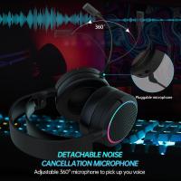 China NO Active Noise Cancellation Wireless Gaming Headphones X3 Pro 2.4G 7.1 Headset for PC for sale