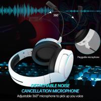 China 50mm Driver Wireless Gaming Headset Headphone With X6 Pro 2.4G And RGB LED for sale