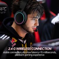 China Custom Logo 7.1 Surround Sound Wireless Gaming Headphones 2.4ghz For PS4 Xbox One for sale