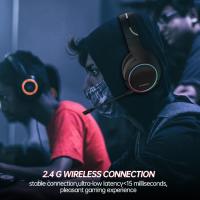 China AAC Codecs Waterproof Function Wireless Gaming Headphone 2.4 G For Serious Gamers for sale