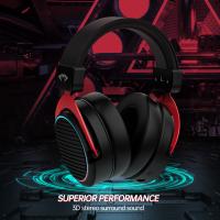 China Volume Control 2.4G Wireless Gaming Headphones DJ Earphones 15 Hz-20KHz For PC for sale