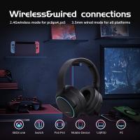 China X7Pro 35H Dual Wireless 2.4 Ghz Headphones Headset For Nintendo Switch DC 5V 500mA for sale
