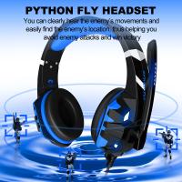 China G9000 Max Headphone 7.1 Noise Canceling Gaming VR Headset Wired LED Design For PS5 for sale
