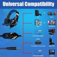 China G9000 Max Headphone 7.1 Noise Canceling Gaming VR Headset Wired LED Design For PS5 for sale