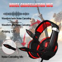 China 7.1 Gaming Headphones with Mic and RGB Light Frequency Range 15 Hz-20KHz PS4 Audifonos for sale
